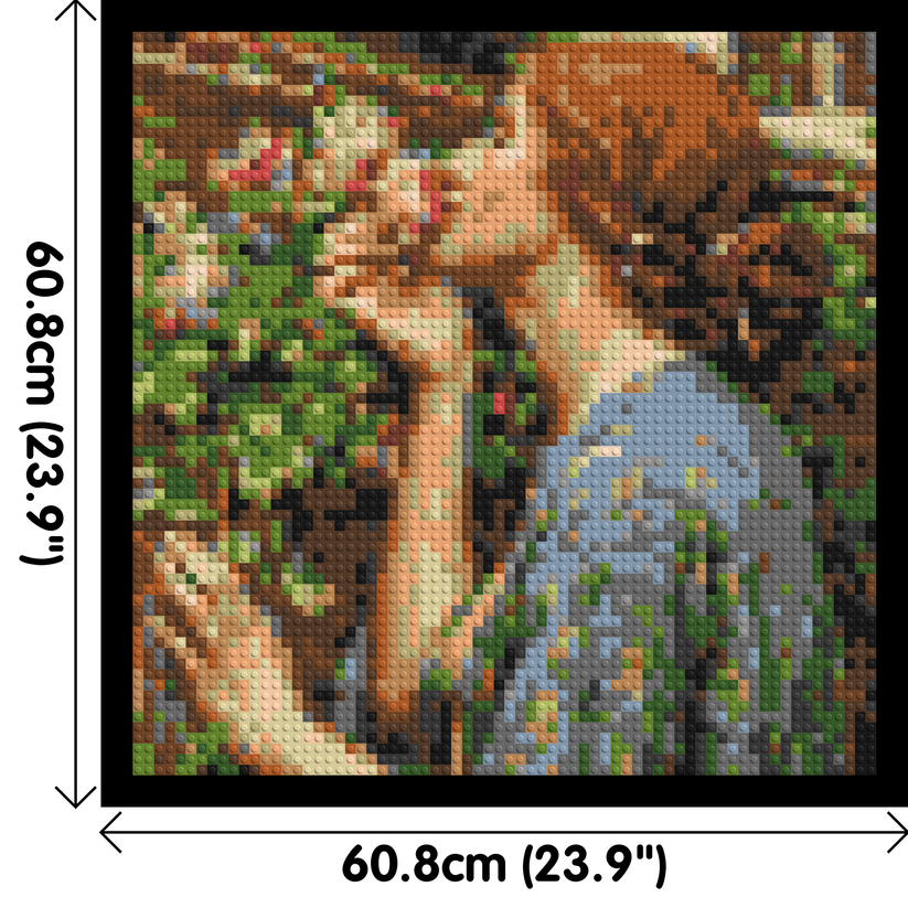 The Soul of The Rose by J. W. Waterhouse - Brick Art Mosaic Kit – Brick Me