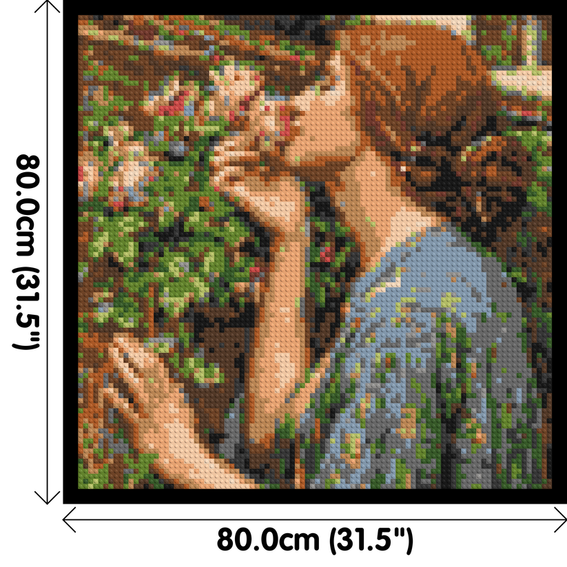 The Soul of The Rose by J. W. Waterhouse - Brick Art Mosaic Kit – Brick Me