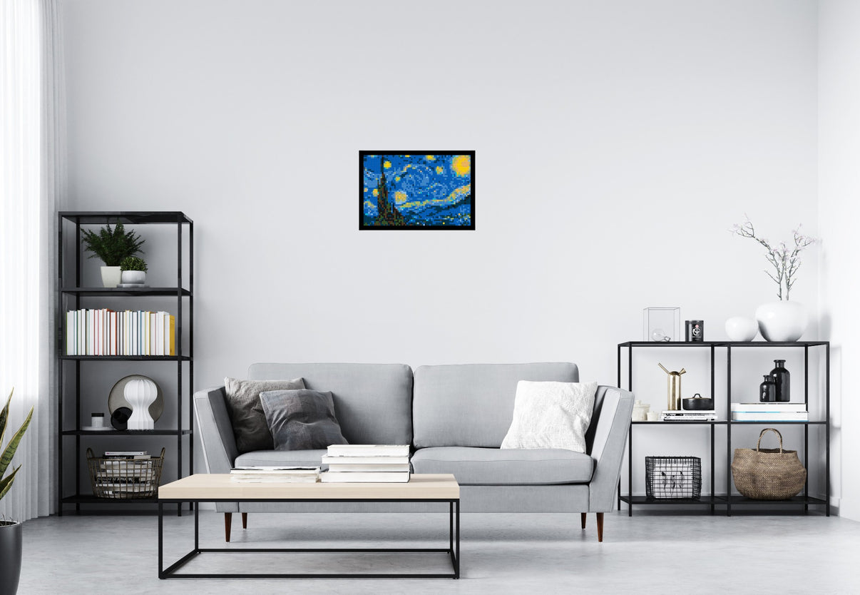 Starry Night by Vincent Van Gogh - Brick Art Mosaic Kit – Brick Me