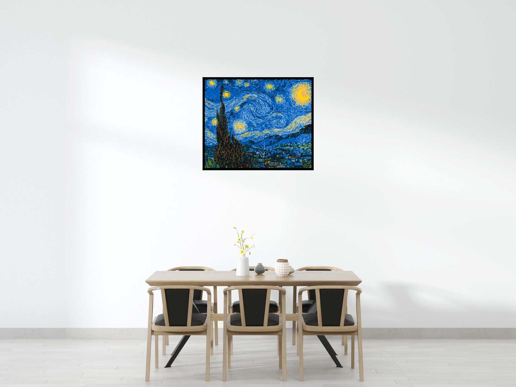 Starry Night by Vincent Van Gogh - Brick Art Mosaic Kit – Brick Me