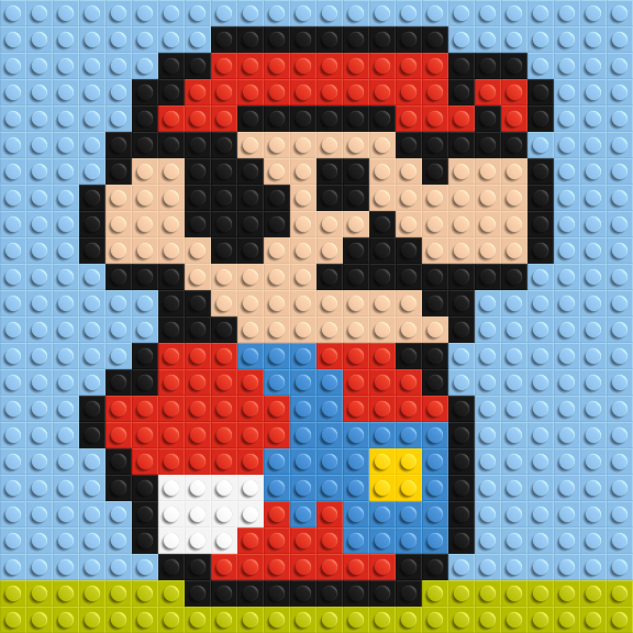 Shop Mario #3 - Brick Art Mosaic Kit – Brick Me