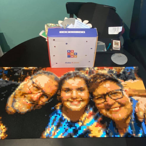 Personalized Brick Mosaic | Custom LEGO Art Style | Image to Bricks ...